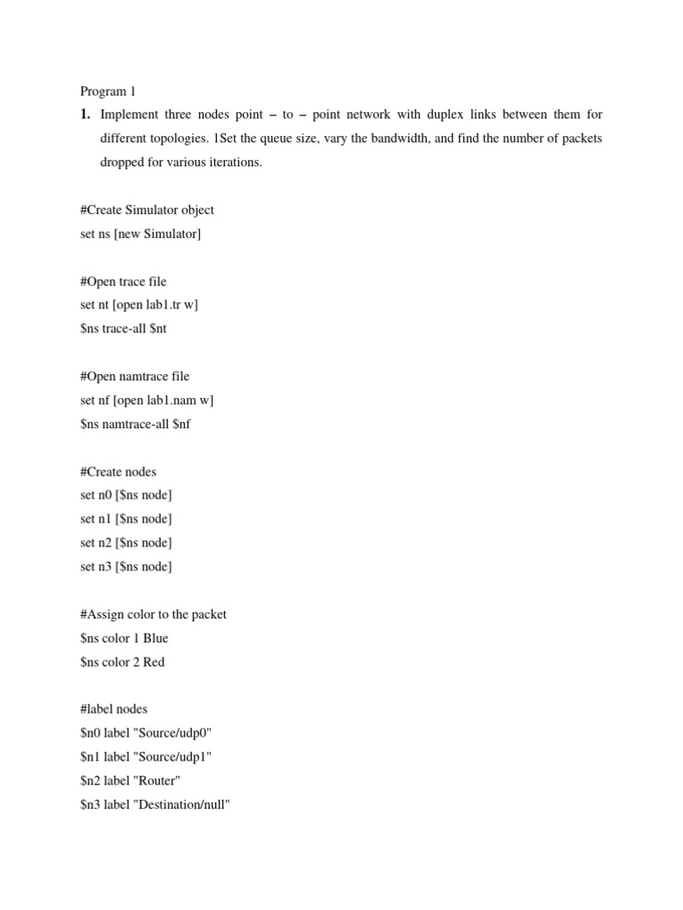 Program 1 Pdf Router Computing Computer Programming 1023