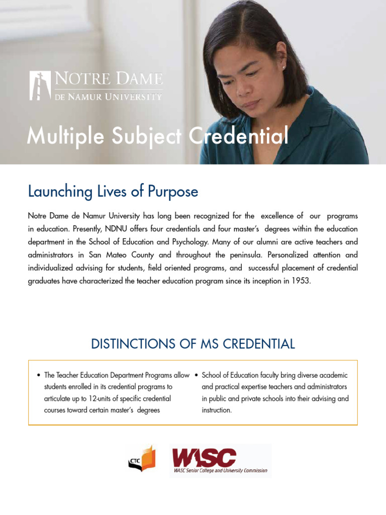 Brochure Multiple Subject | Download Free PDF | Behavior Modification | Learning