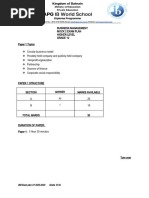 Business Management Formula Sheet | PDF