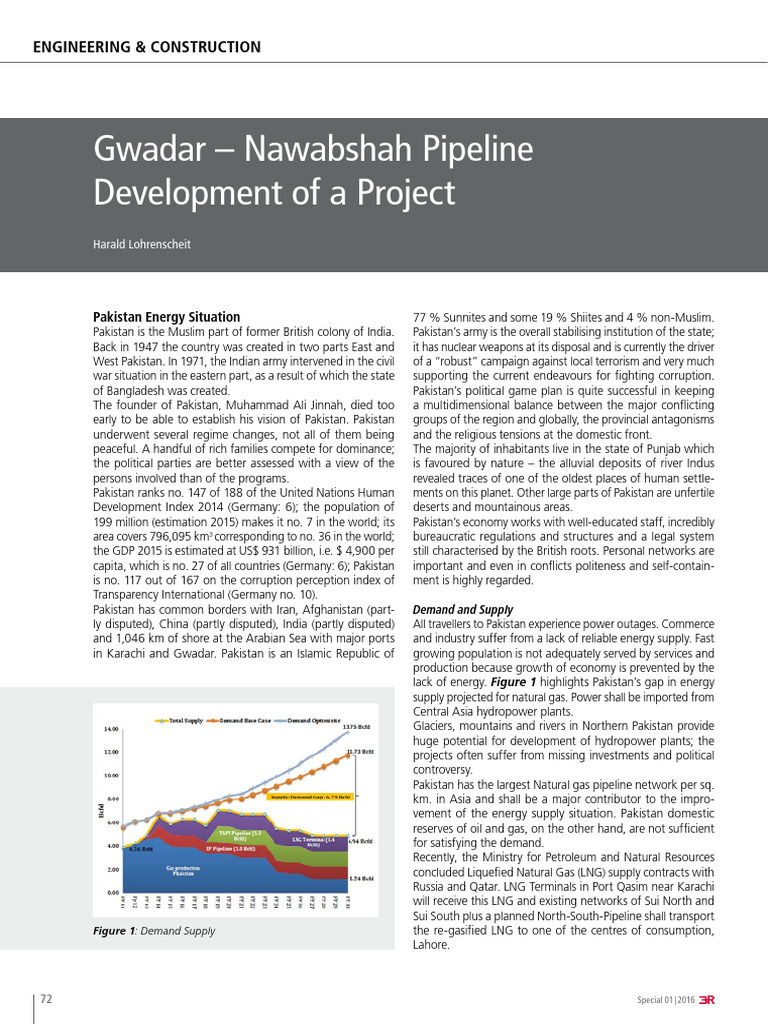 21 Gwadar Nawabshah Pipeline Development Project | PDF