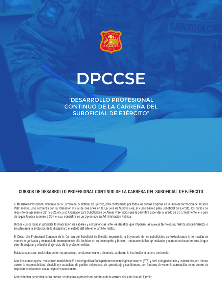 DPCCSE | PDF | Oficial no comisionado | Militar