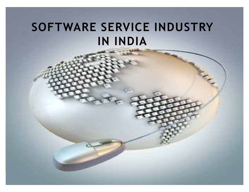 Software Service Industry in India | PDF