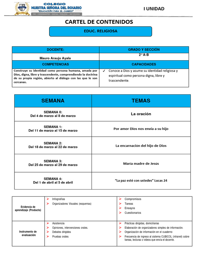 CAMPO TEMÁTICO UNIDAD L - 2DO. SECUNDARIA 2024 - NSR | PDF