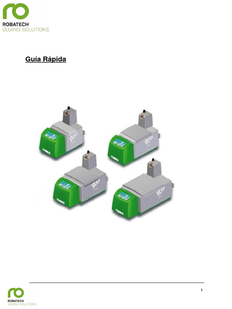 Guía_rápida_ROBATECH_2023 | PDF | Bomba | Sensor