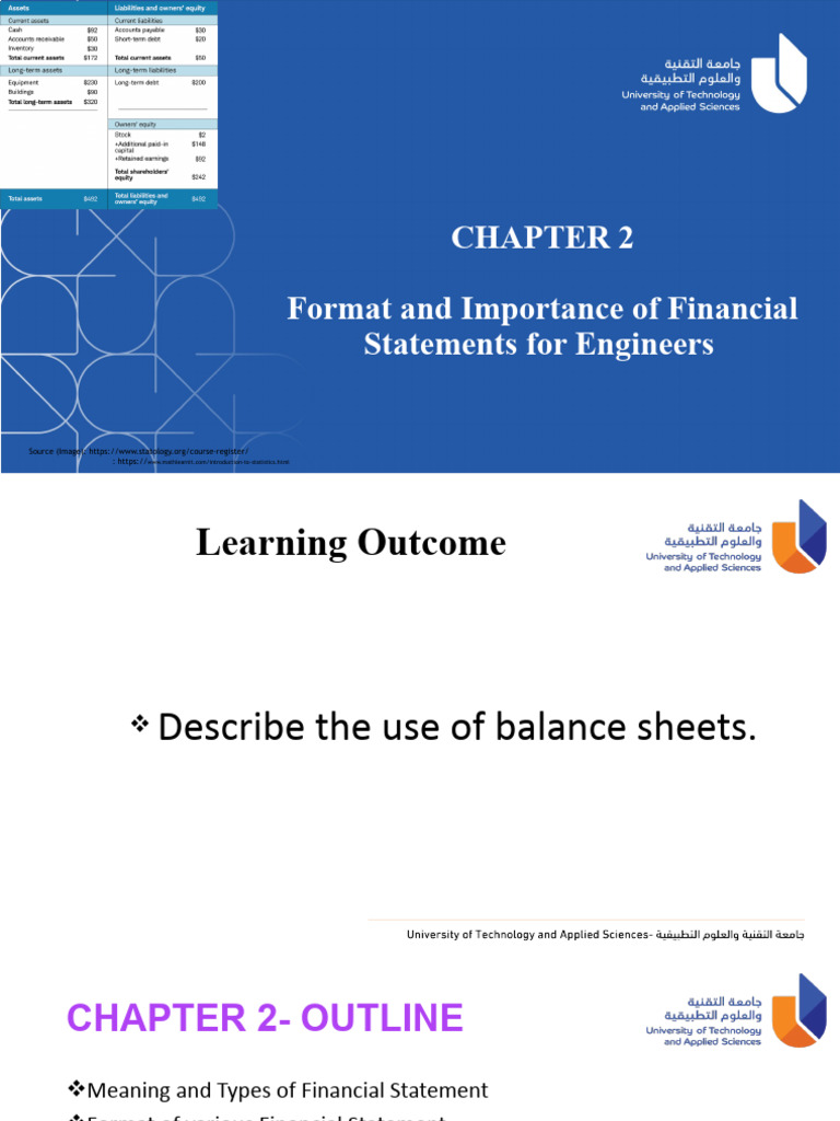Chapter 2 Format and Importance of Financial Statements | PDF | Balance ...