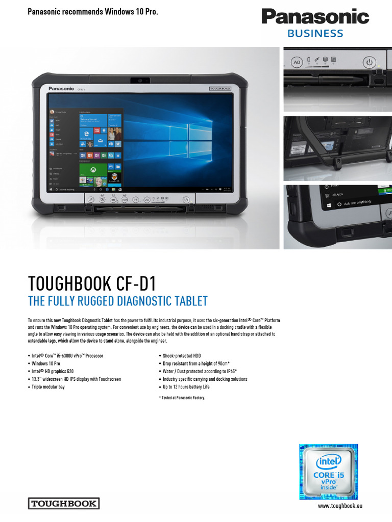 CF-D1mk3 Spec Sheet (EN) | PDF | Computer Hardware | Computer Engineering