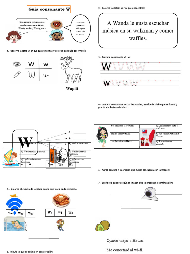 Consonante W | PDF