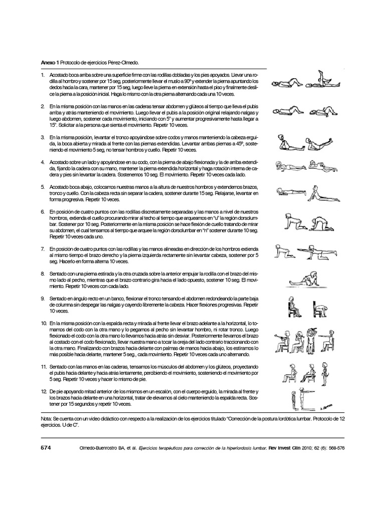 Exs. Lumbars | PDF