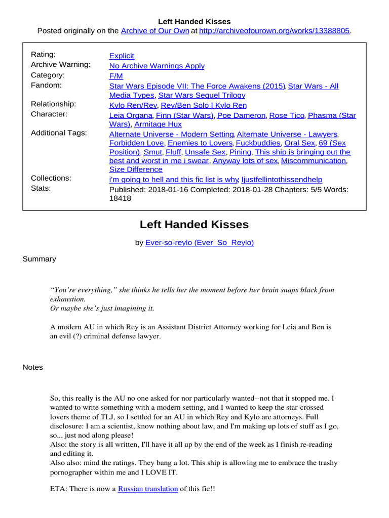 Left Handed Kisses | PDF