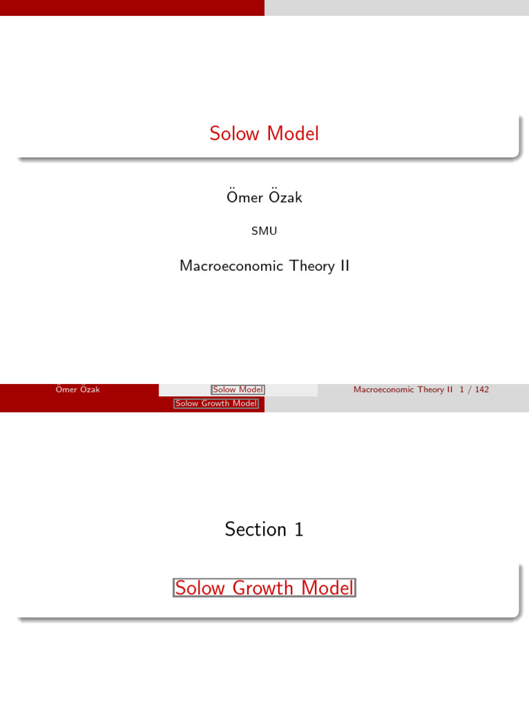Lecture Notes 2 | PDF | Macroeconomics | Labour Economics