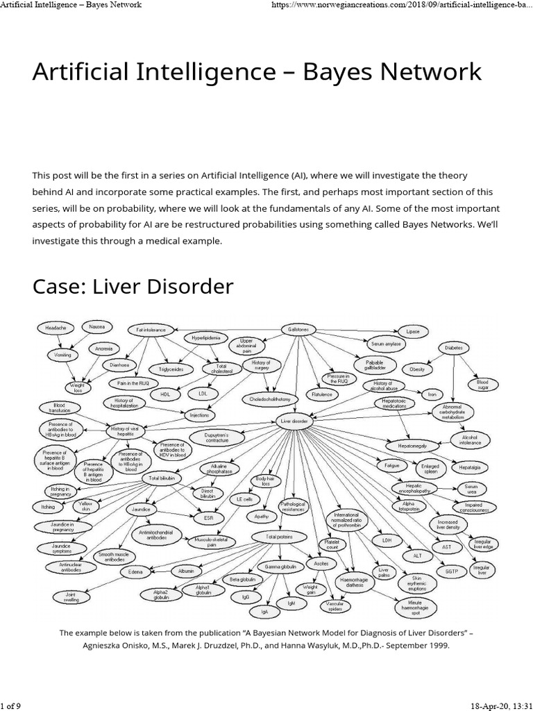 Bayes Network_Artificial Intelligence | PDF | Bayesian Network | Artificial Neural Network