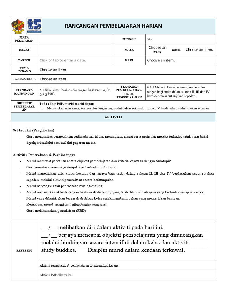 Template RPH GKT | PDF