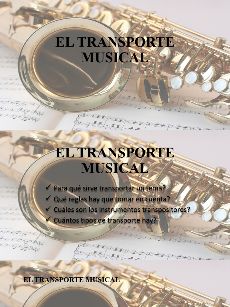 El Transporte Musical | PDF | Acorde (Música) | Escala (música)