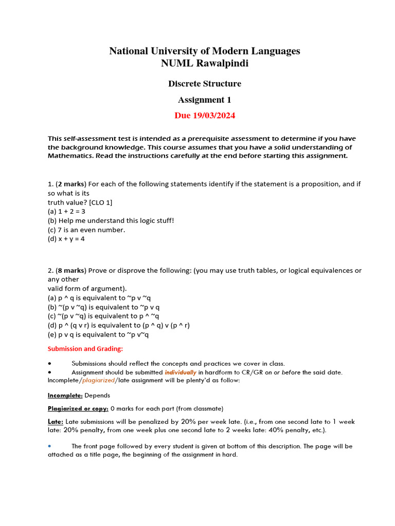 Java Questions | PDF | Logic | Truth