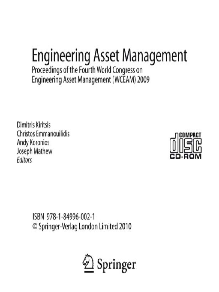 Engineering Asset Management (Dimitris Kiritsis Etc.) | Download Free ...