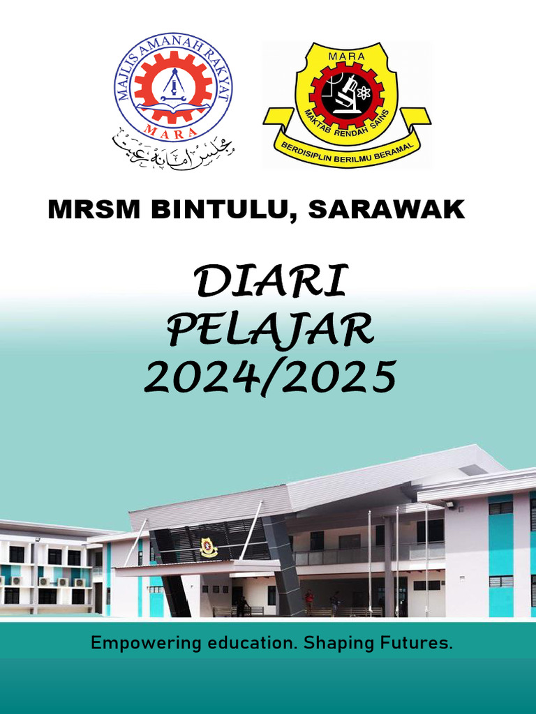 Diari Pelajar MRSM Bintulu 2024 | PDF