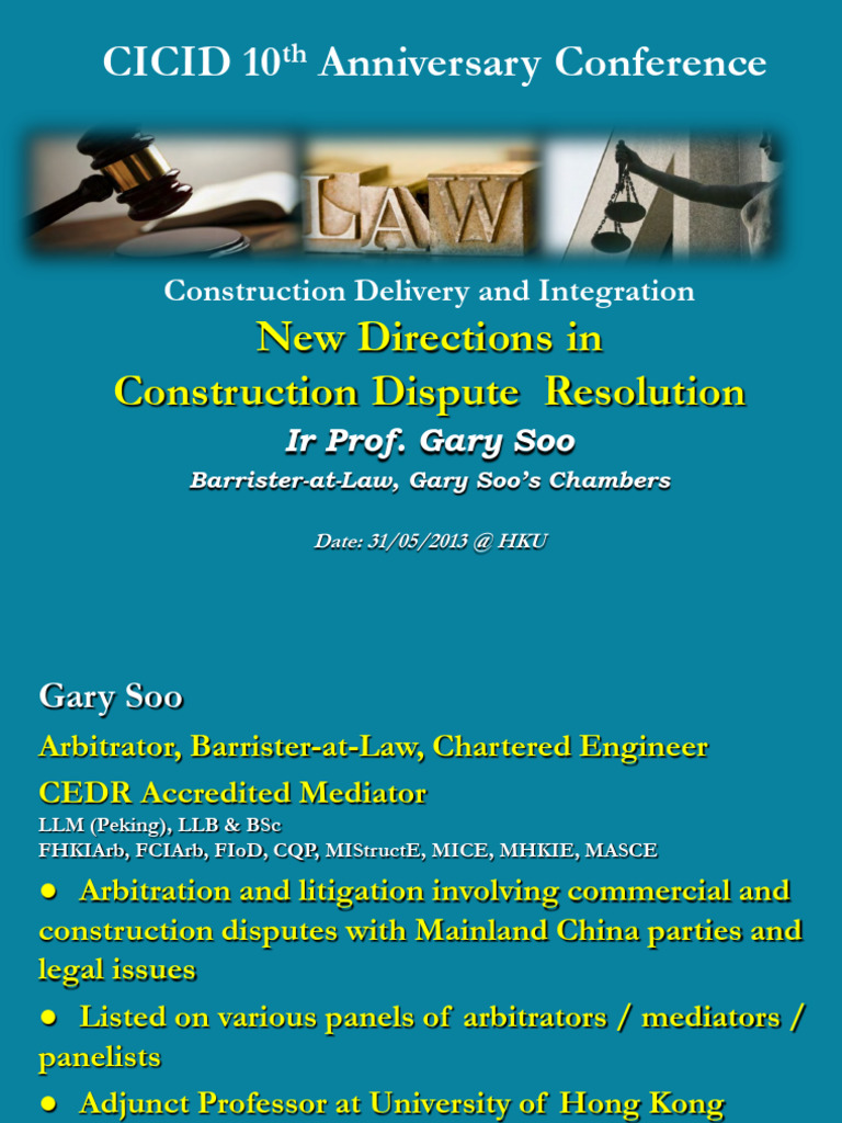 Department of Civil Engineering | PDF | Dispute Resolution | Mediation