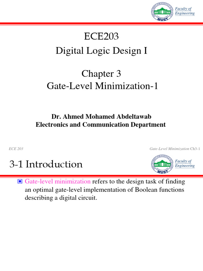 Chapter 3 Gate-Level Minimization Part 1 | PDF | Logic Gate | Logic