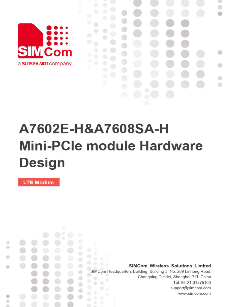 A7602E-H&A7608SA-H Mini-PCle - Module Hardware - Design - V1.01 ...