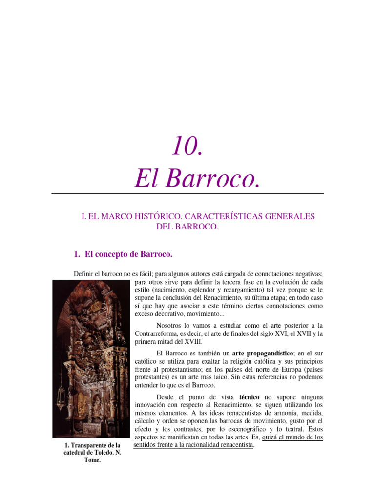Barroco Completo | PDF | Barroco | Renacimiento