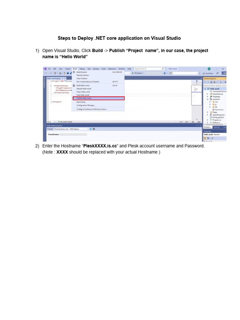 Web Deploy Visual Studio | PDF | File Transfer Protocol | Computer File