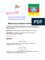 Tipos de Factorización | PDF | Factorización | Matemáticas
