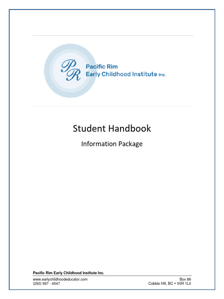 Student Handbook Information Package | Download Free PDF | Payments ...