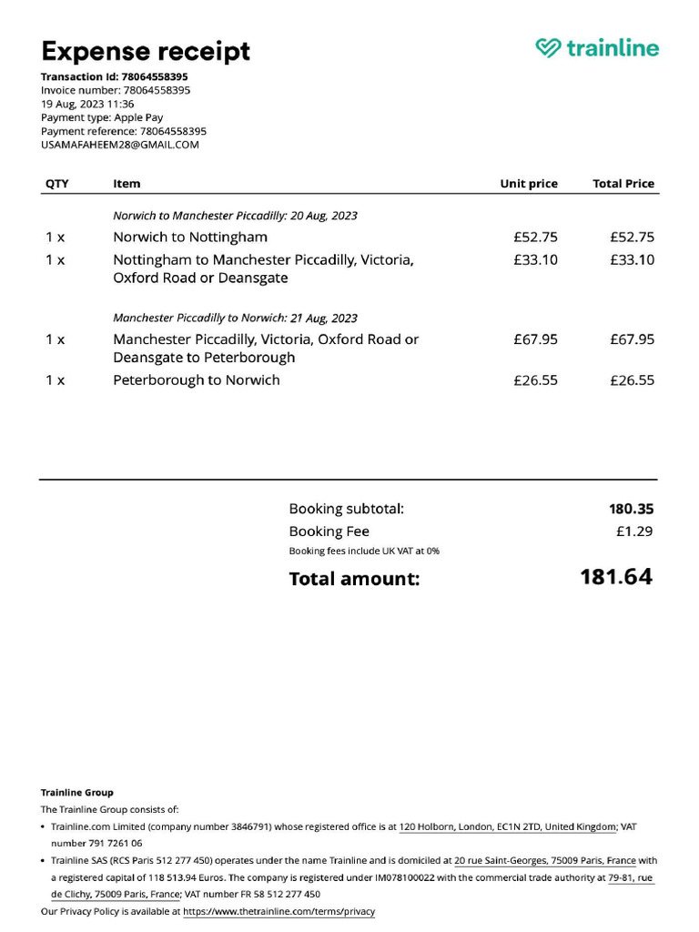 Expense Receipt-2 | PDF