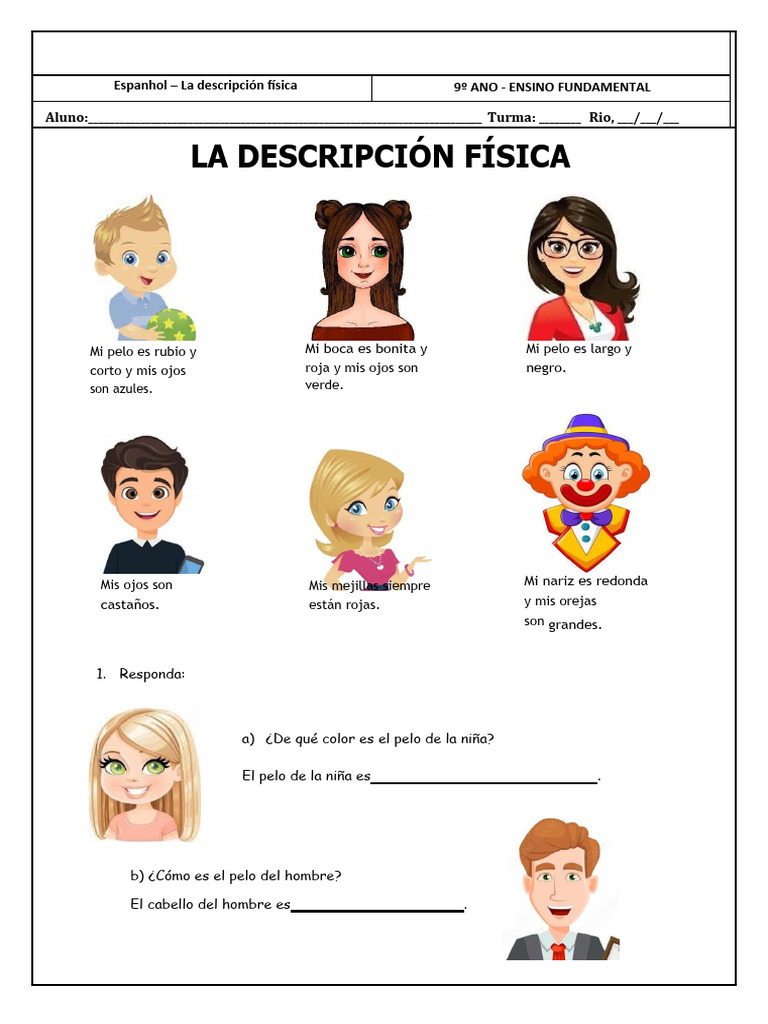 las descriptions físicas | PDF