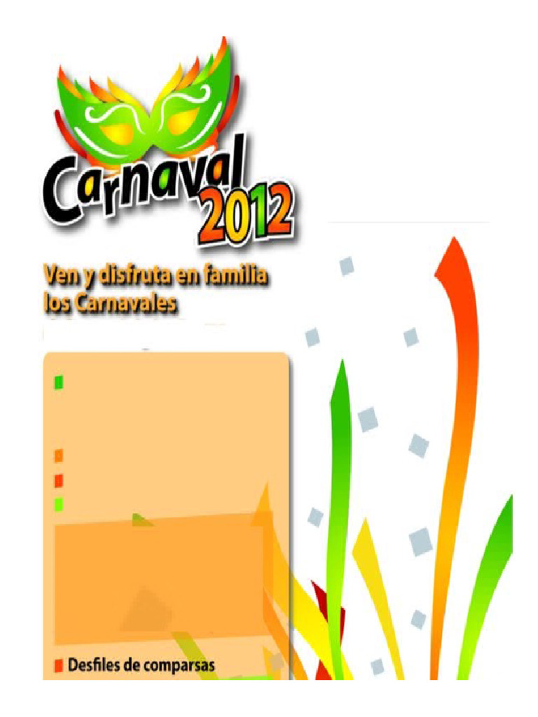 programa de carnaval | PDF