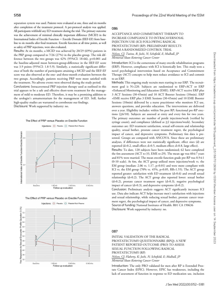 Initial Validation of the Radical Prostatectomy Questionnaire (RPQ) - A ...