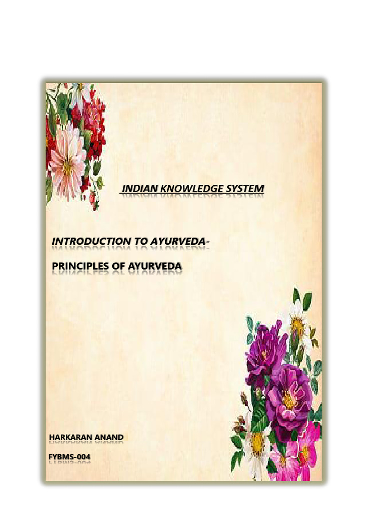 Iks Project Individual | PDF | Ayurveda | Clinical Medicine