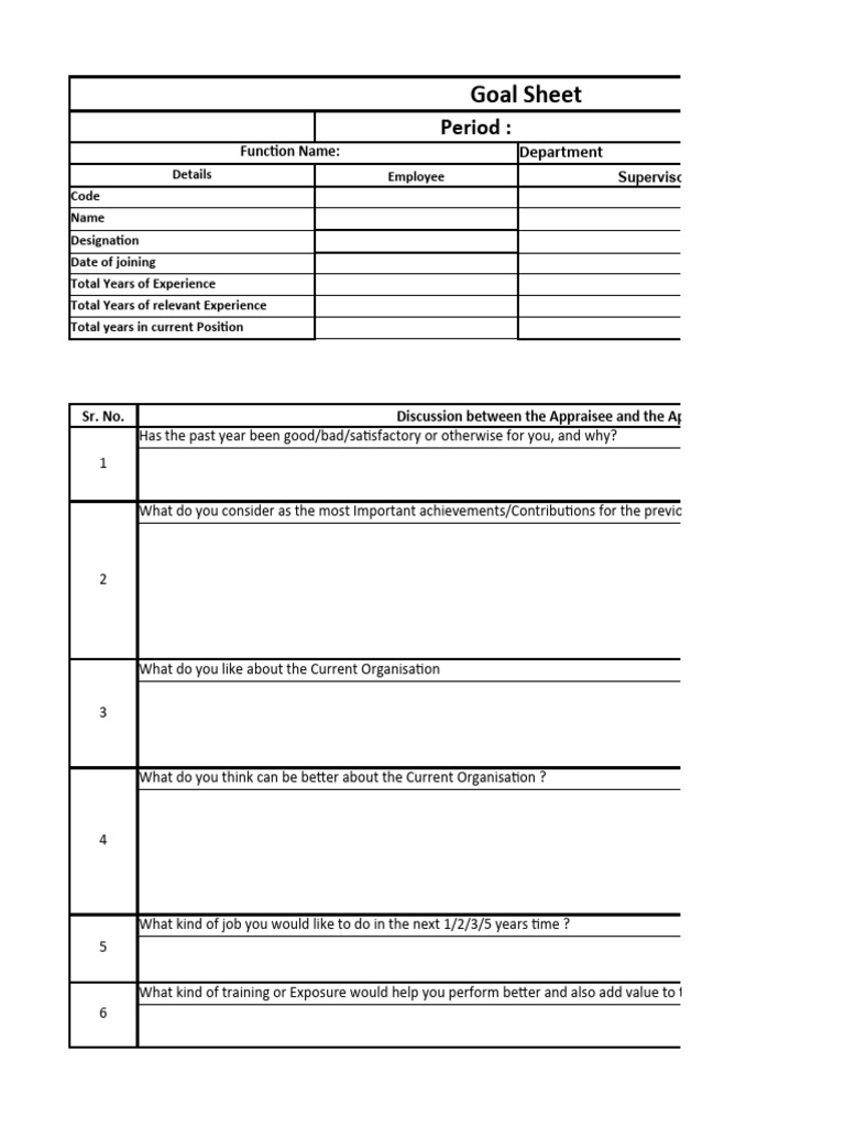 Appraisal template CF KRA 2023-24 | PDF | Performance Appraisal | Social Psychology