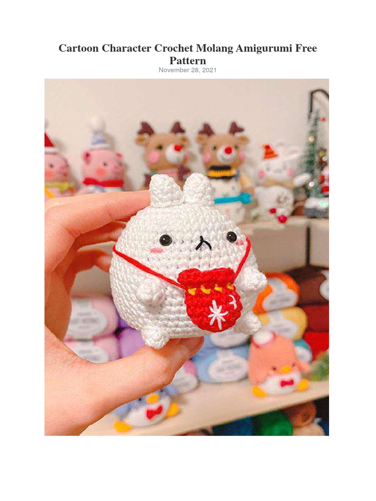Free Molang Amigurumi Crochet Pattern | PDF | Crochet | Amigurumi