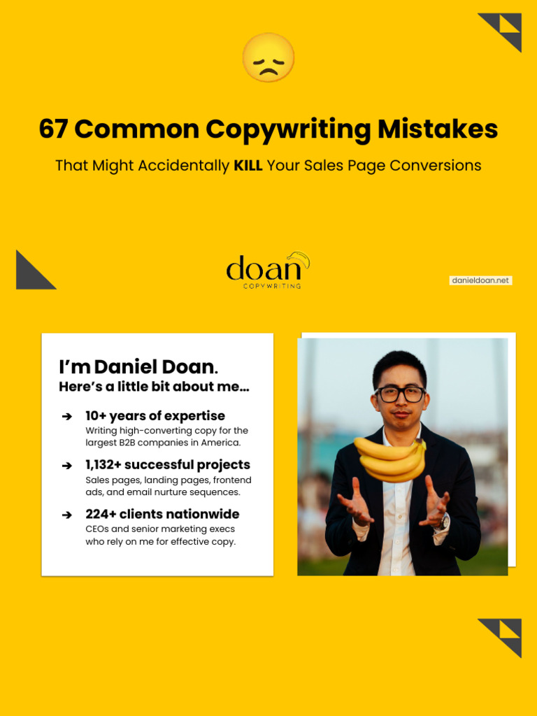 DCG - 67 Common Copywriting Mistakes That Might Accidentally Kill Your Sales Page Conversions ...