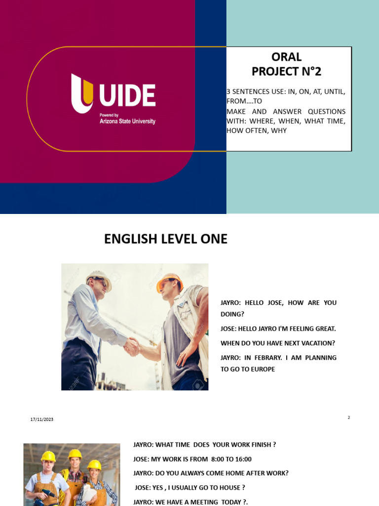Presentacion Ingles | PDF
