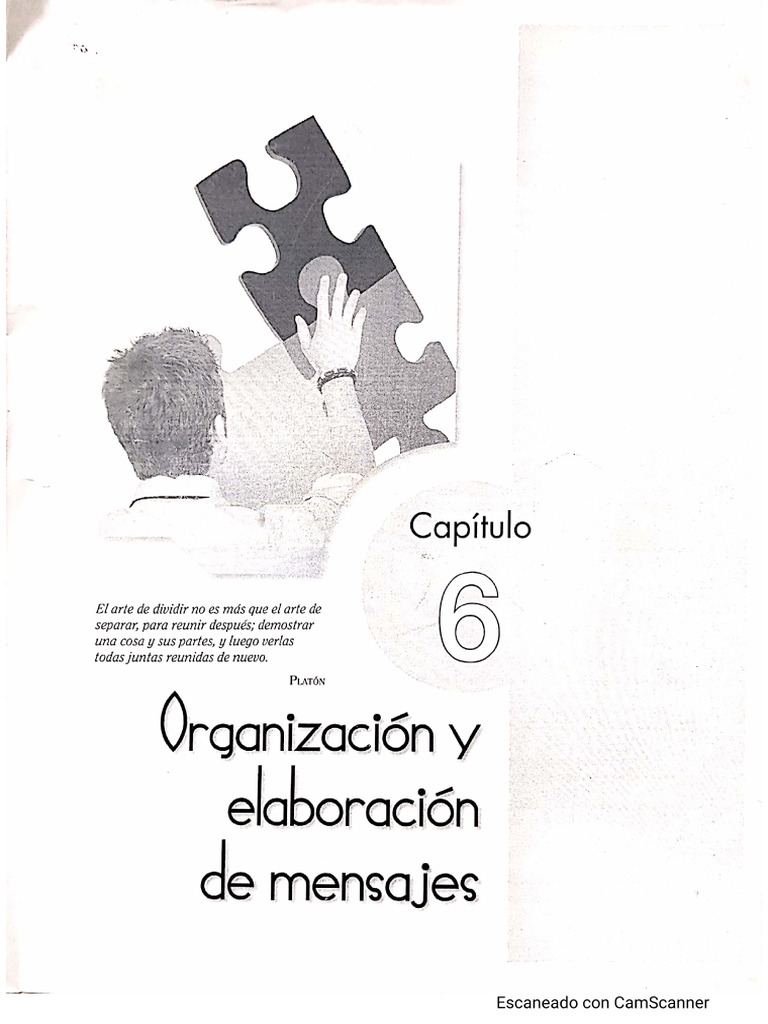 Capítulo 6 Organización y Elaboración de Mensajes | PDF