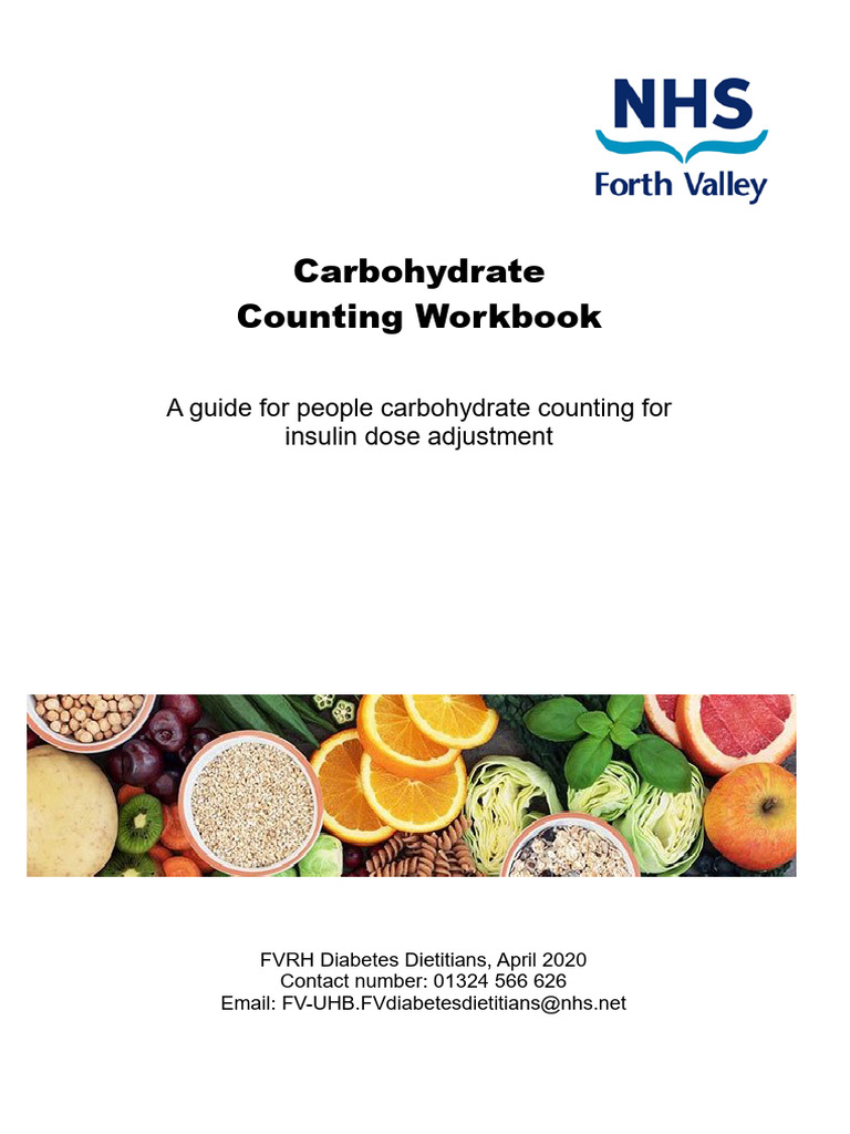 Carbohydrate Counting Workbook | PDF | Foods | Carbohydrates