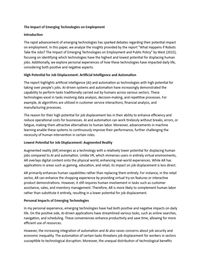 Writing Assignment Unit - 4 | PDF | Augmented Reality | Artificial Intelligence