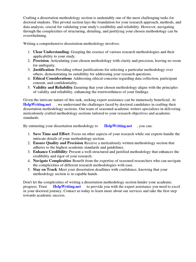 Dissertation Methodology Sections Pdf Methodology Quantitative Research