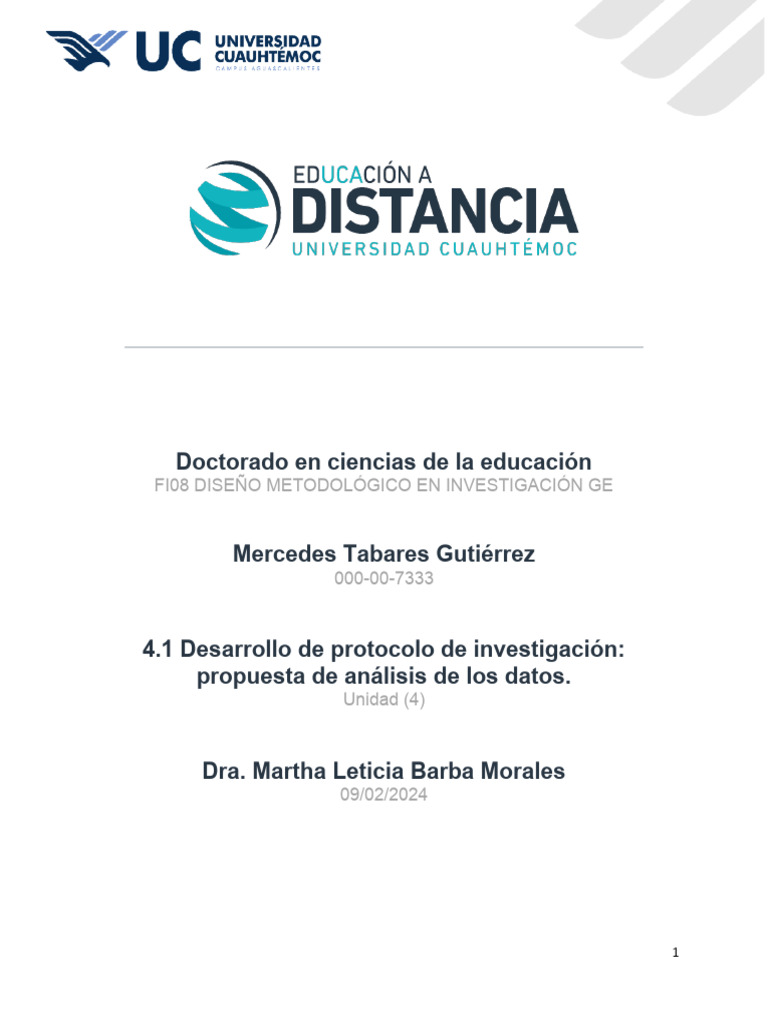 Tabares Mercedes U4A1 | PDF