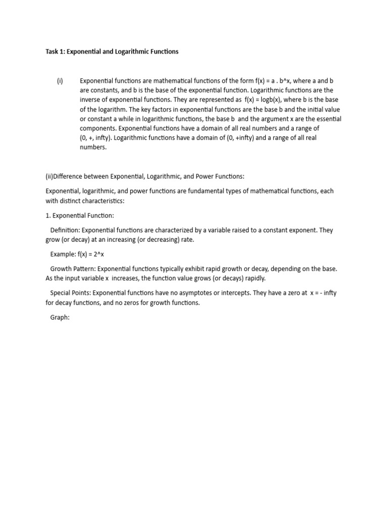 Math Assignment Unit - 5 | PDF | Exponentiation | Exponential Function