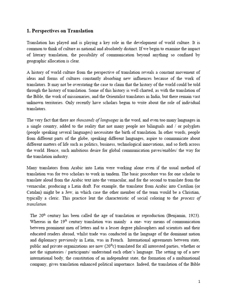 TRANSLATION | PDF | Translations | Language Interpretation