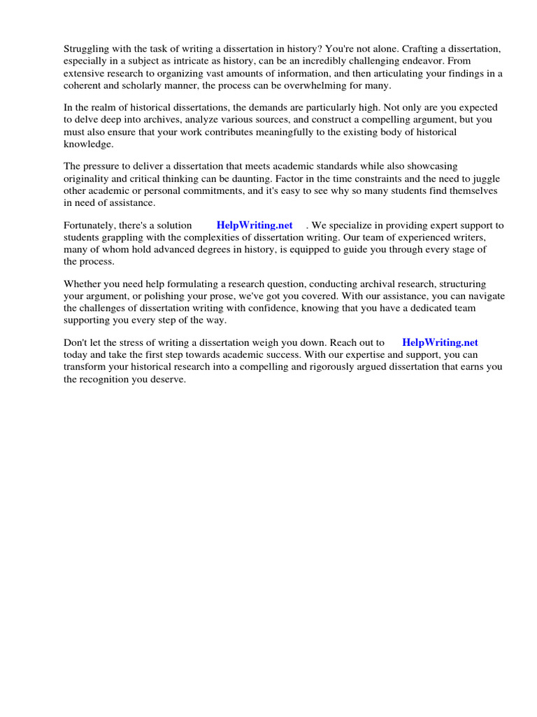 Dissertation Histoire Seconde | PDF | Thesis | Refinancing