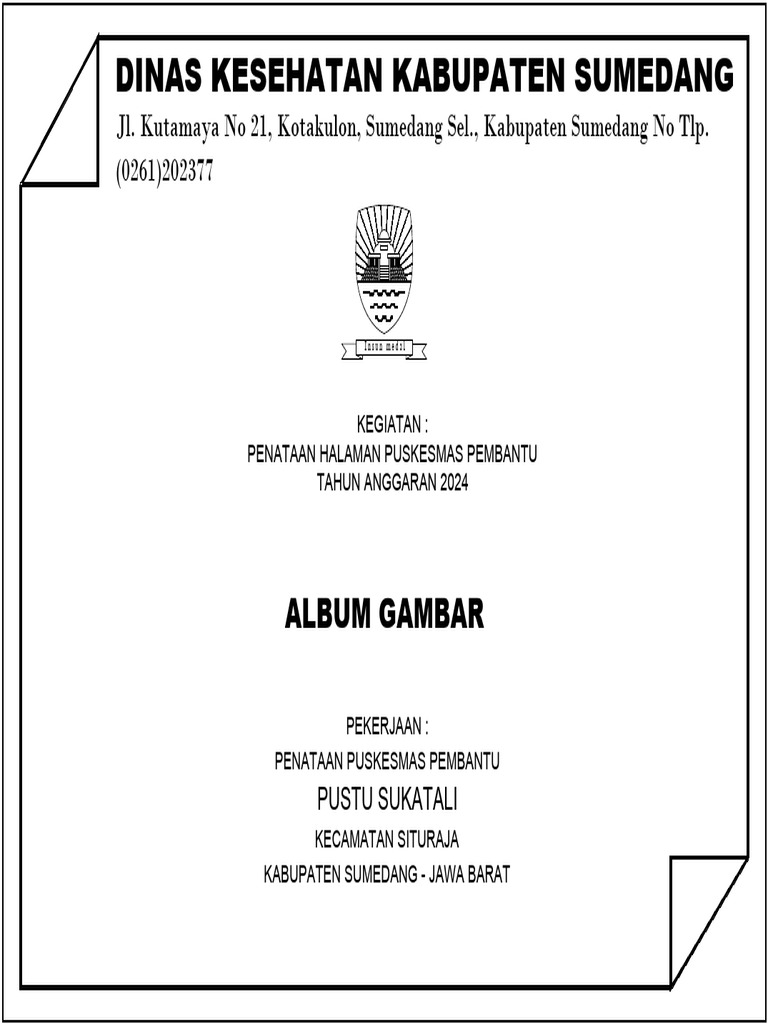 Gambar Penataan Halaman Pustu Sukatali Kec. Situraja | PDF