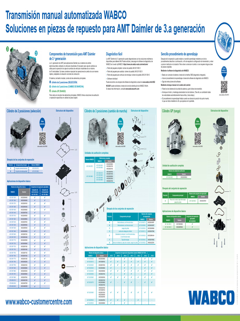 Catalogo Wabco Cama Baja | PDF | Software | Vehículo de motor