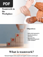 Teamwork: Achieving Goals Together | PDF