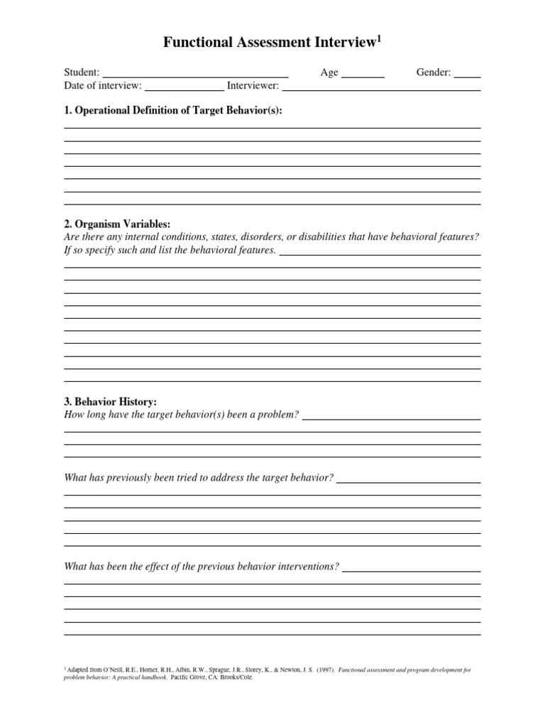 Fba Interview | PDF | Behavior | Reward System