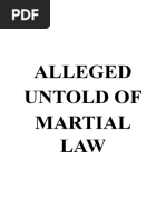 Proclamation No. 1081 Speech | PDF | Martial Law | Government