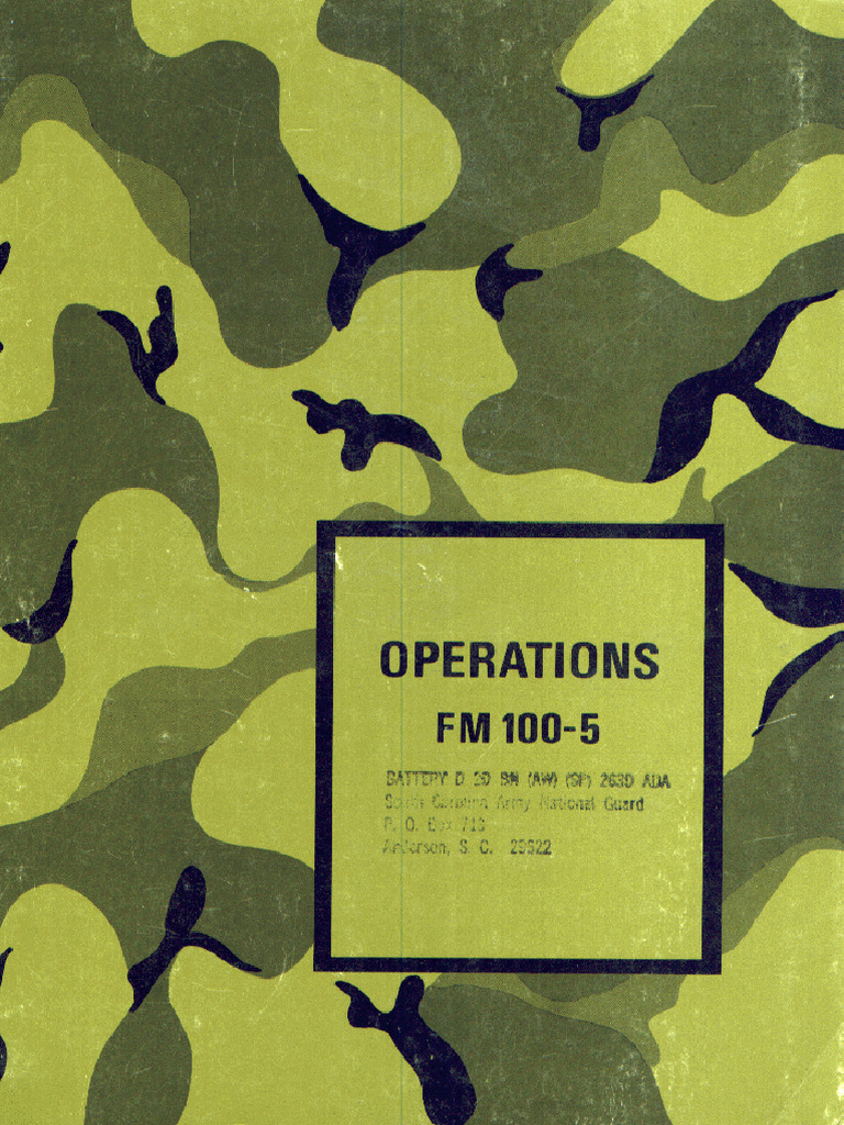Operations FM100 5 | PDF
